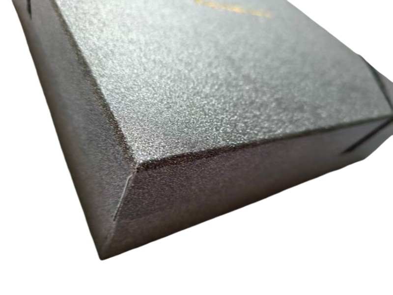 Custom Shiny Grey Gliter Paper Photoes Frame Cardboard Lid Box With ...